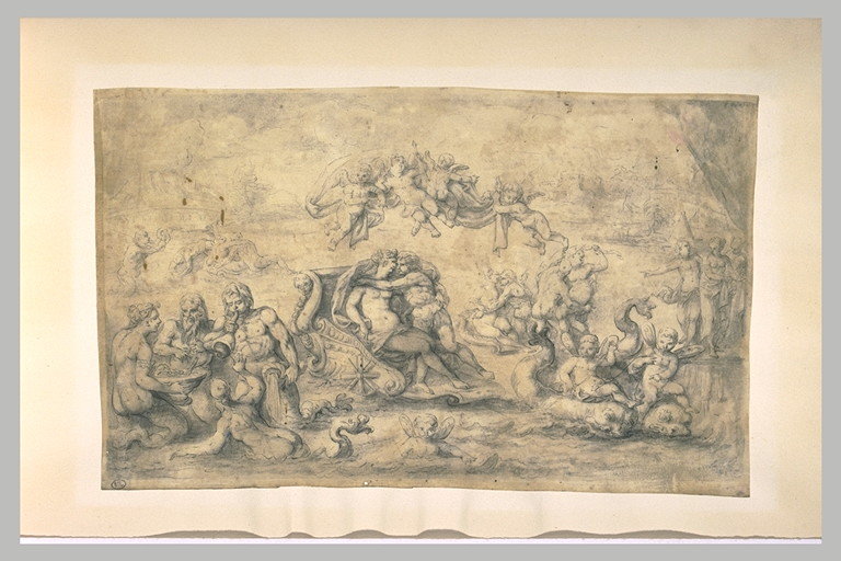 Le mariage de Thétis et Pélée Louvre Collections