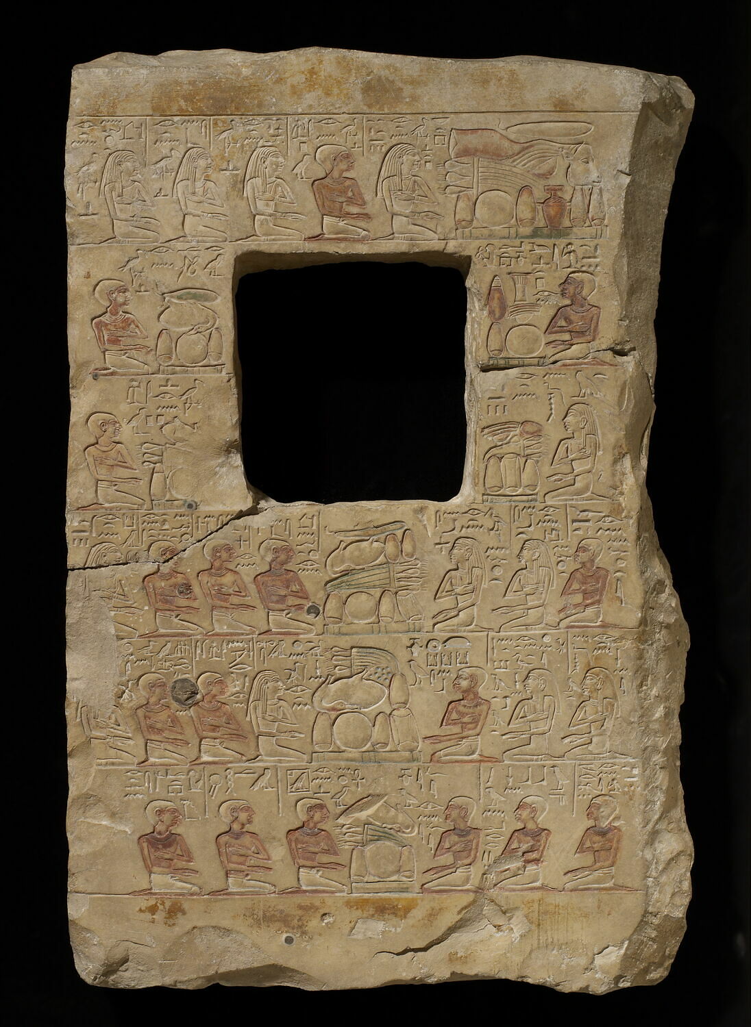 stèle rectangulaire - Louvre site des collections