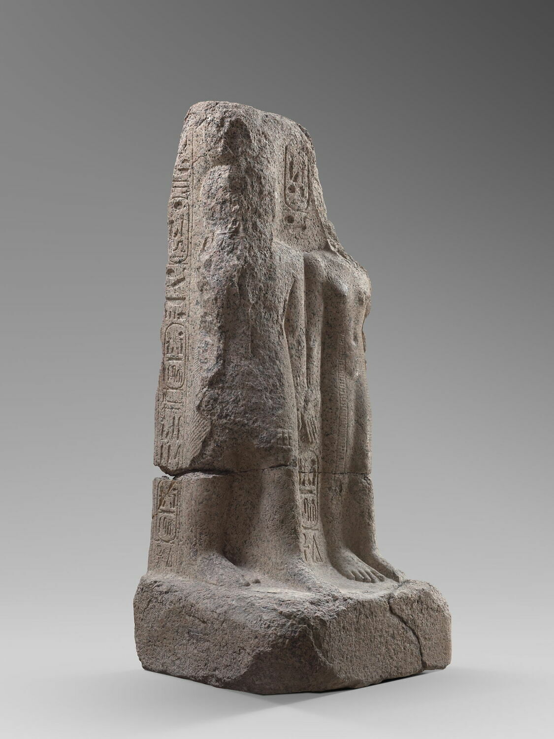 Dyade de Ramsès II et Anat - Louvre site des collections