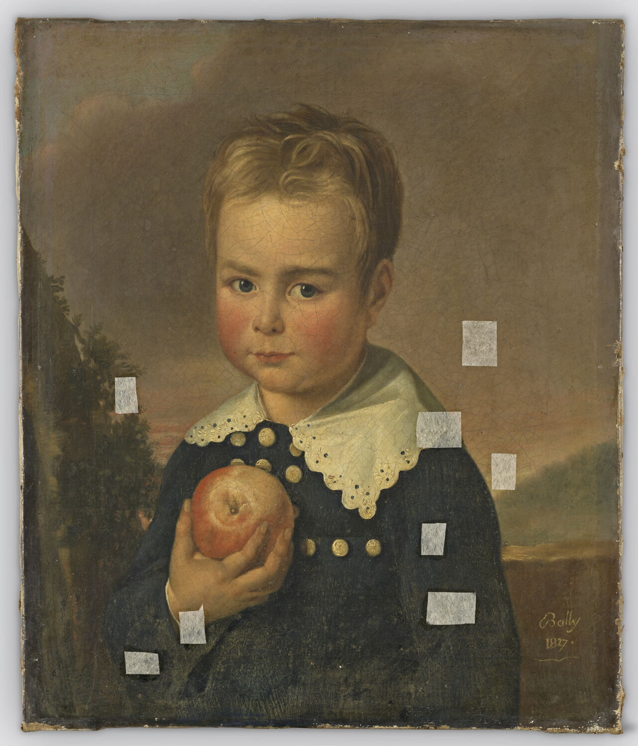 Portrait de Claude François Alby, enfant - Louvre site des collections