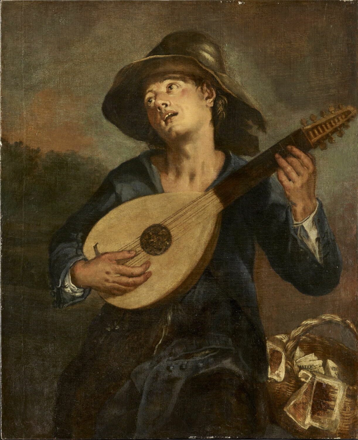 Chanteur au luth - Louvre site des collections