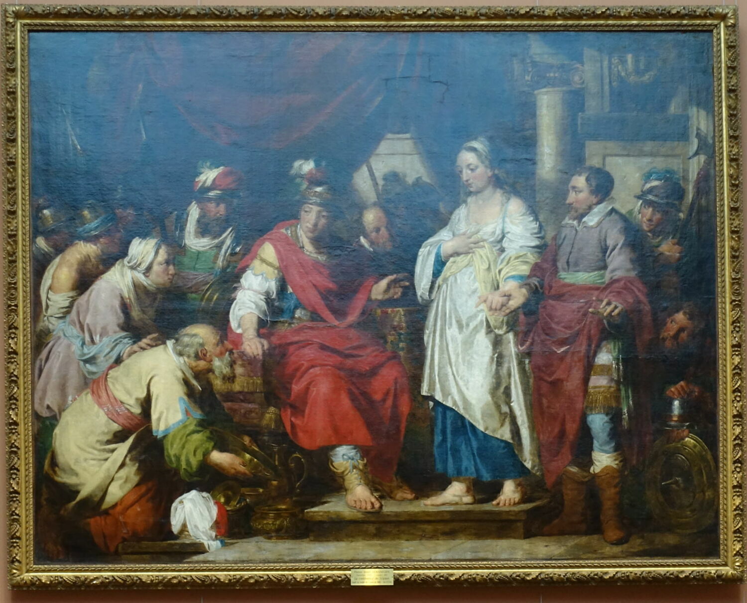 La Continence de Scipion - Louvre site des collections