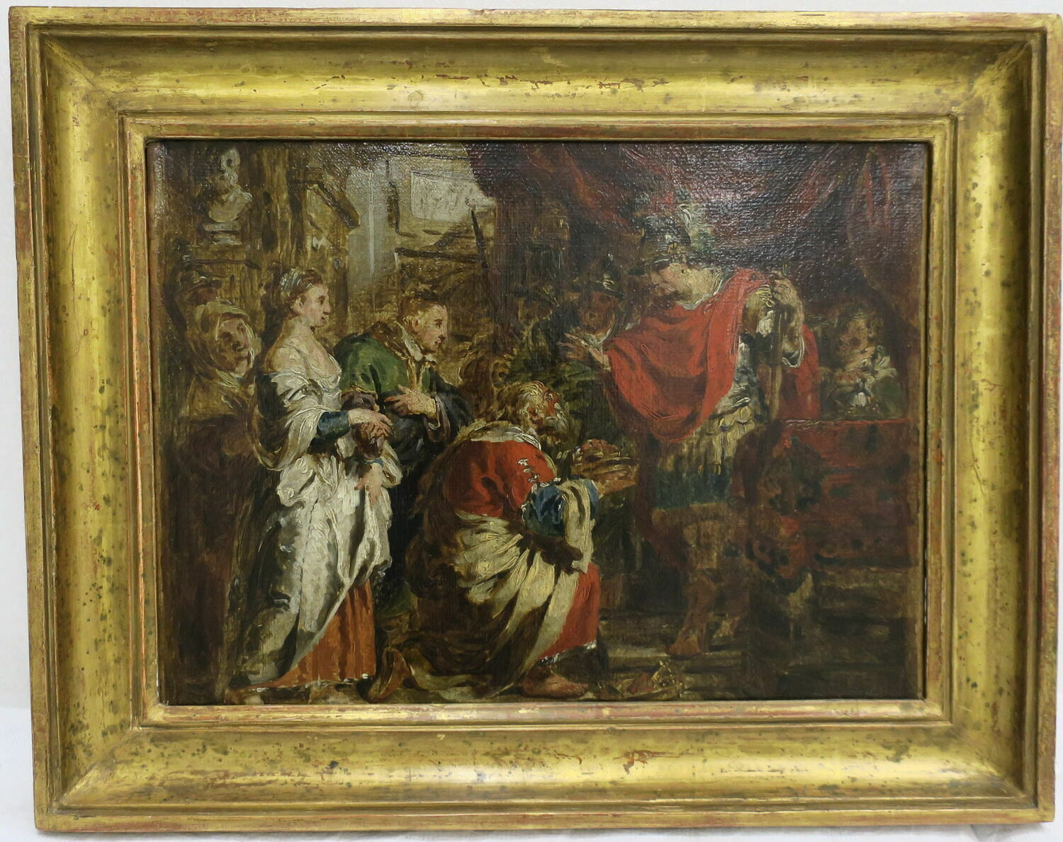 La Continence de Scipion, esquisse - Louvre site des collections