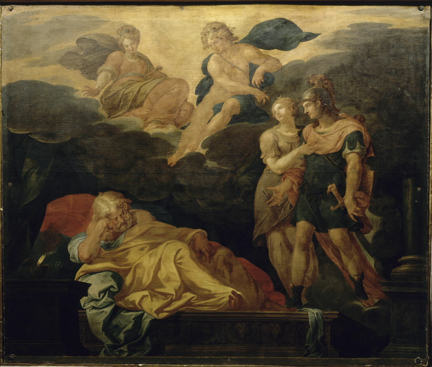 L'apparition d'Apollon et de Diane à Calasiris - Louvre site des ...