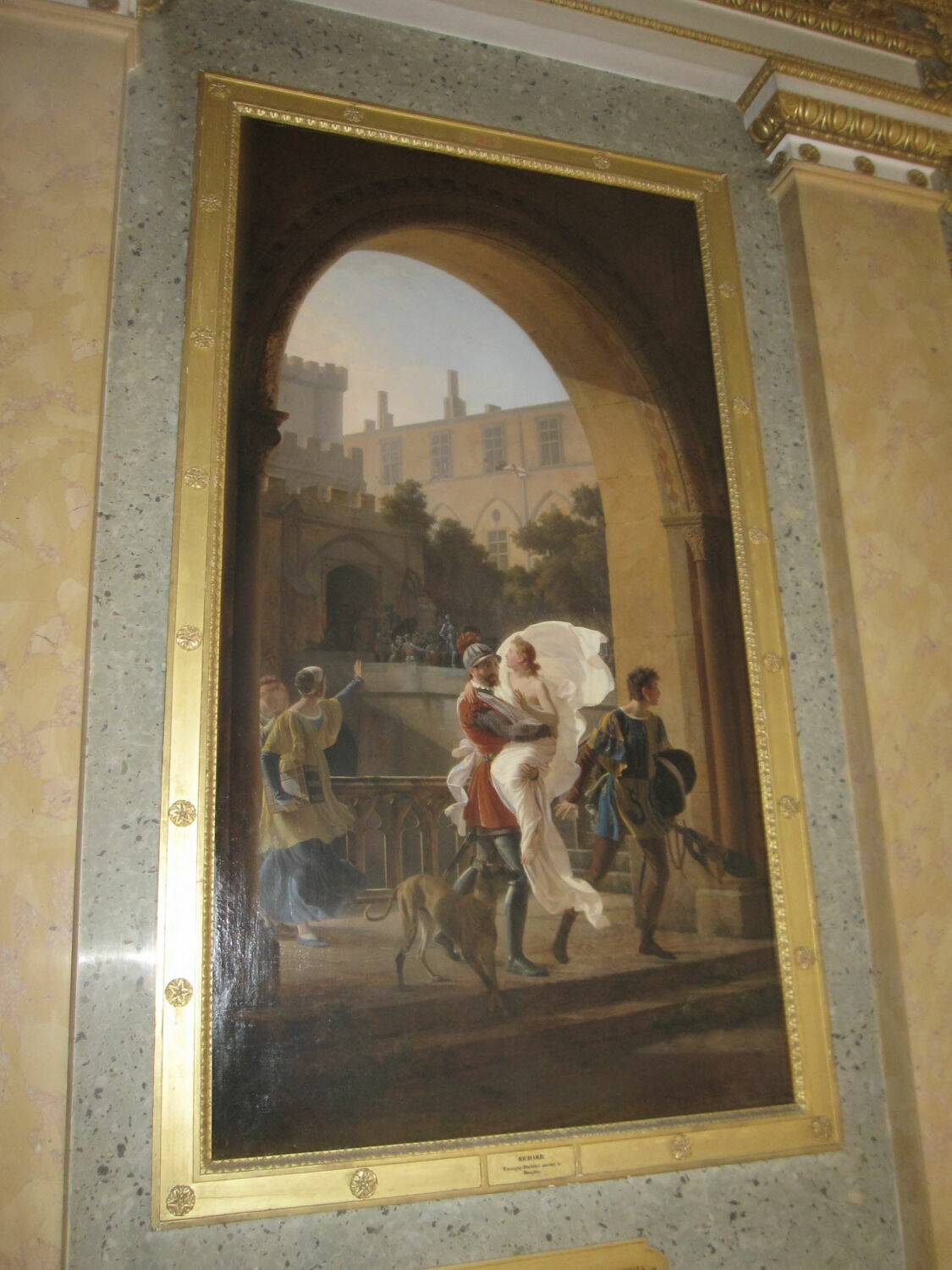 Tannegui du Chastel sauvant le Dauphin - Louvre site des collections