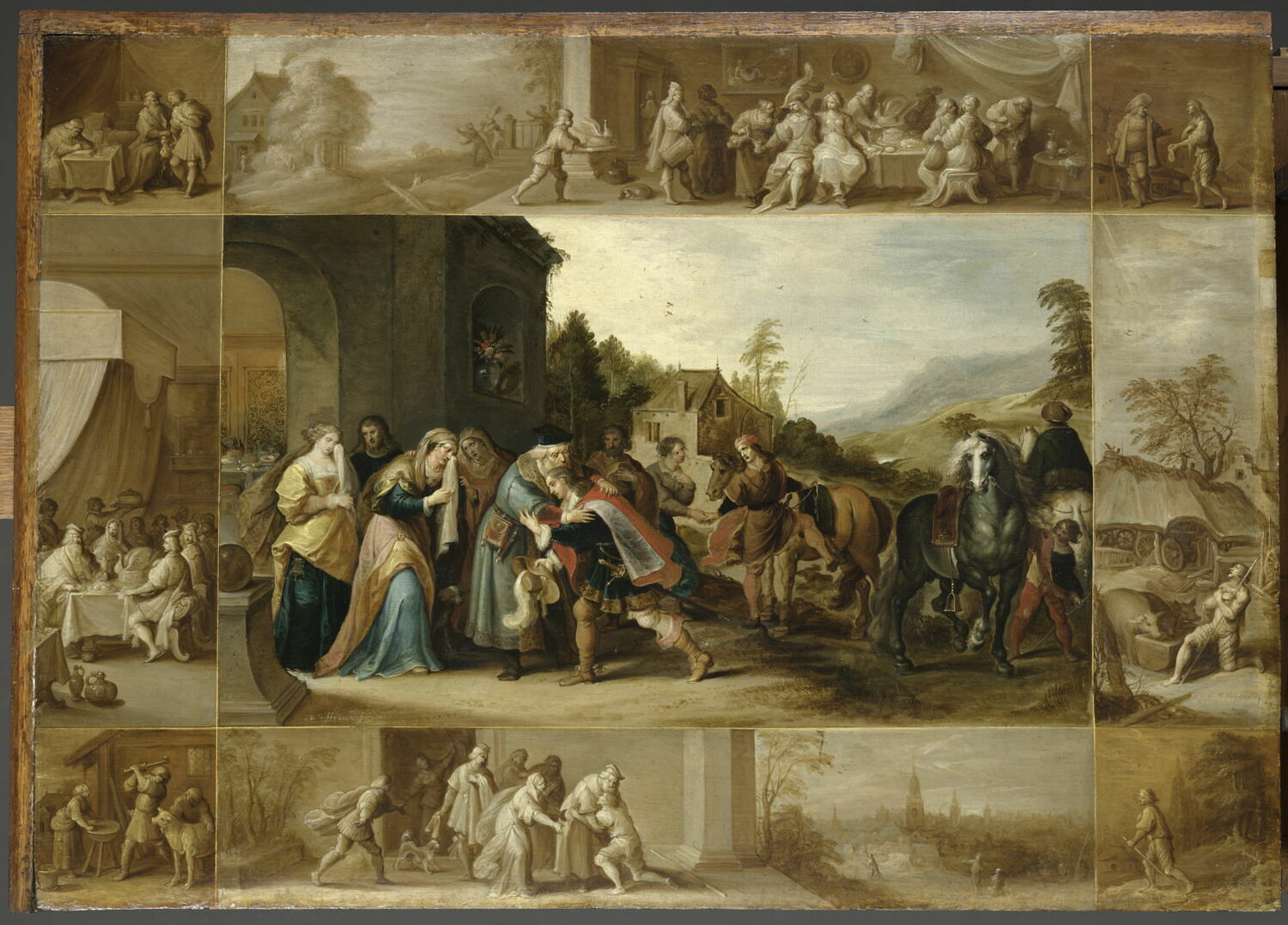 La Parabole de l'enfant prodigue - Louvre site des collections