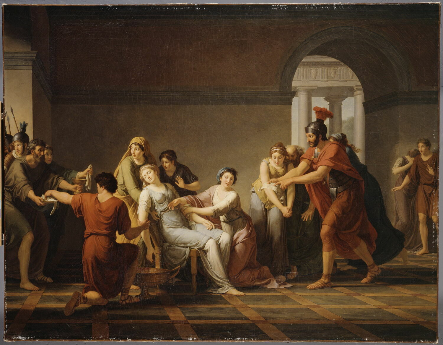 Pauline, femme de Sénèque, rappelée à la vie - Louvre site des collections