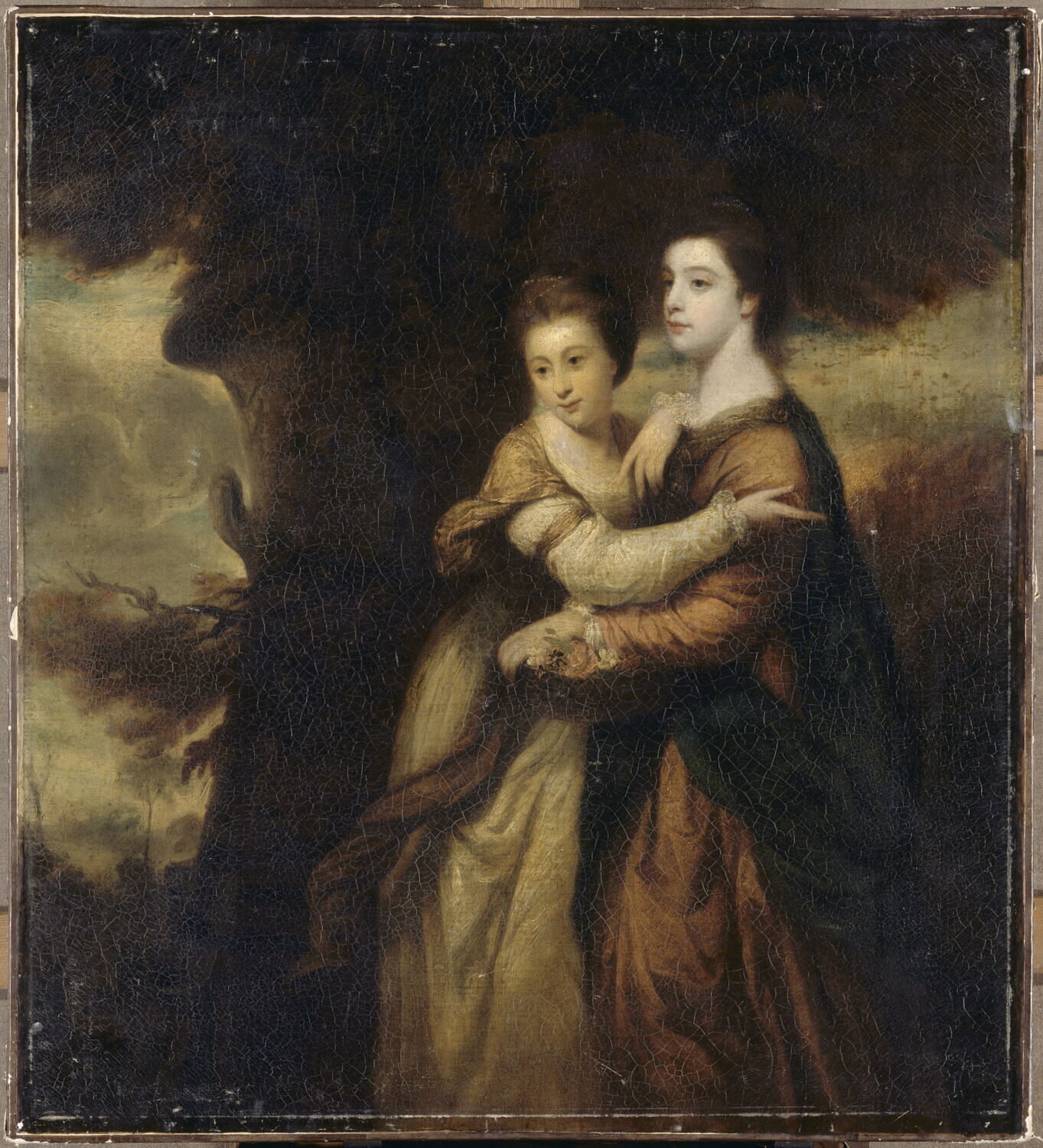 Portrait de Misses Emma et Elizabeth Crewe, dit aussi Les deux soeurs ...