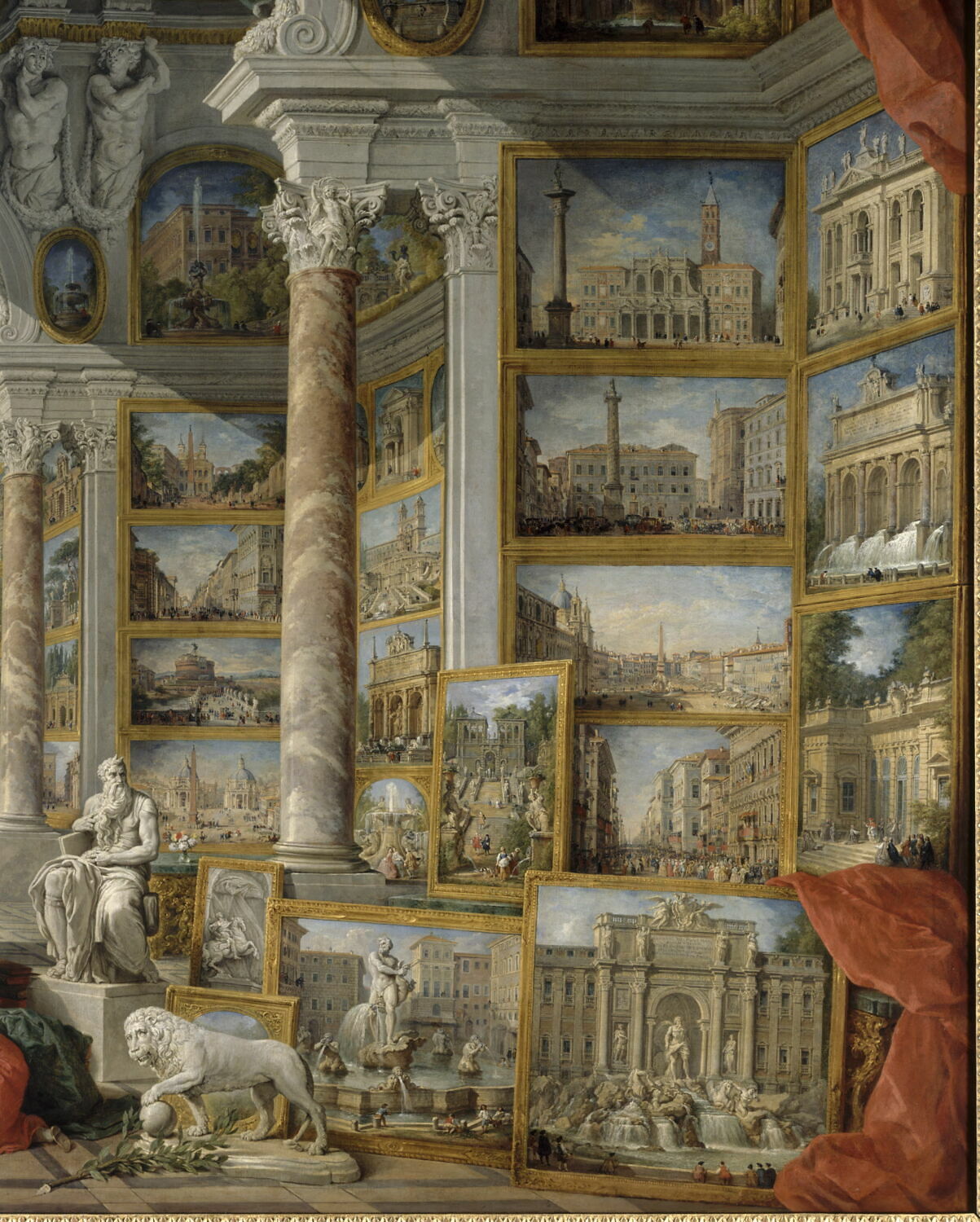 Galerie de vues de la Rome moderne - Louvre site des collections
