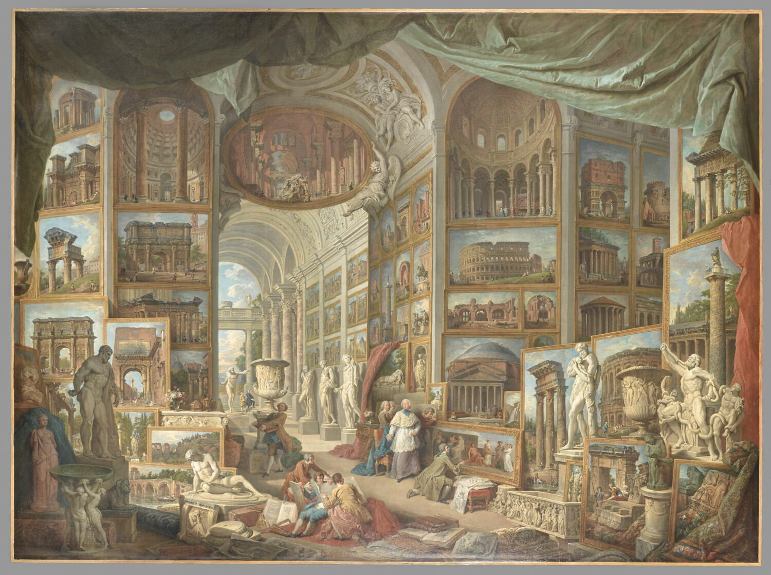 Galerie de vues de la Rome antique - Louvre site des collections