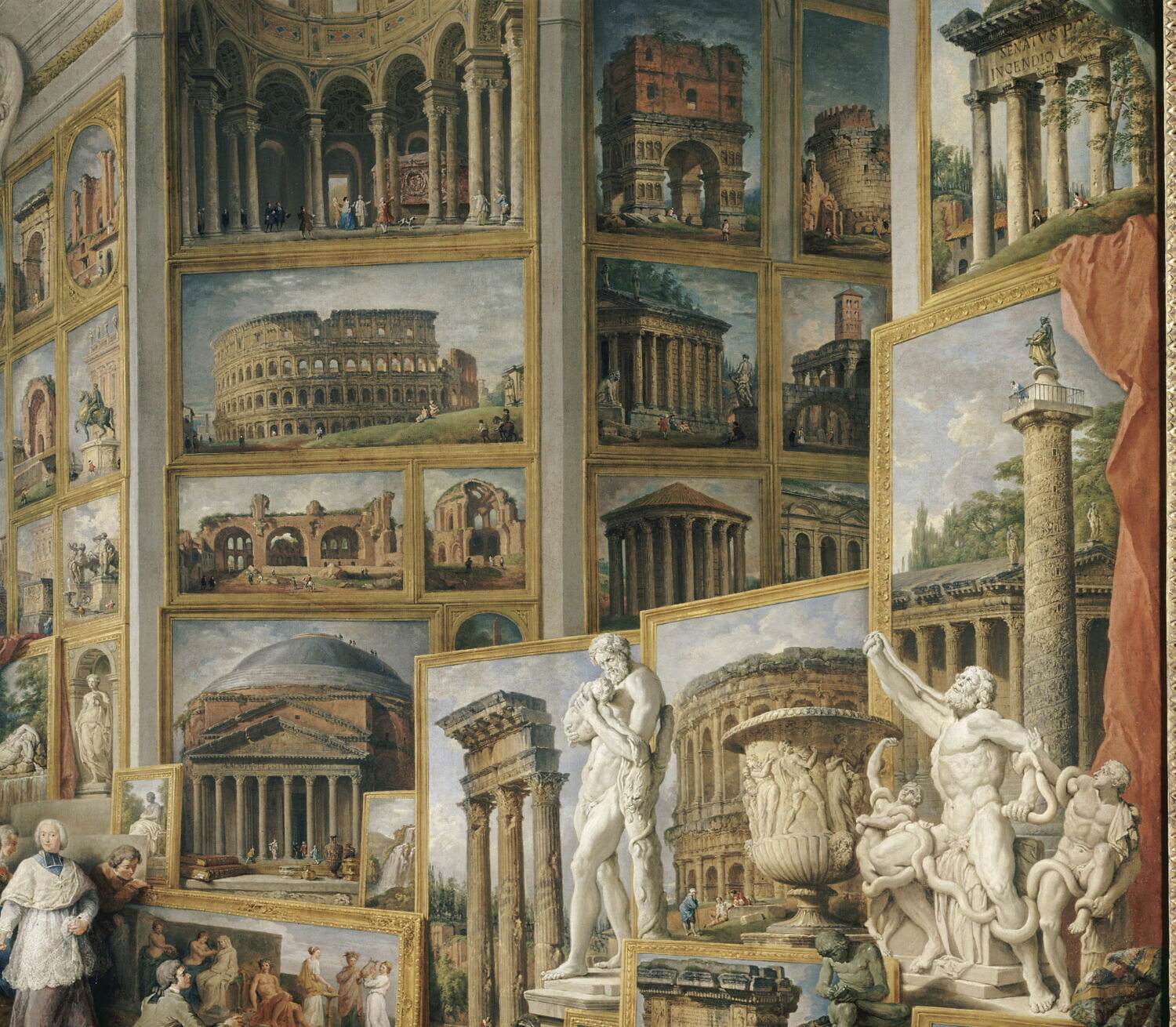 Galerie de vues de la Rome antique - Louvre site des collections