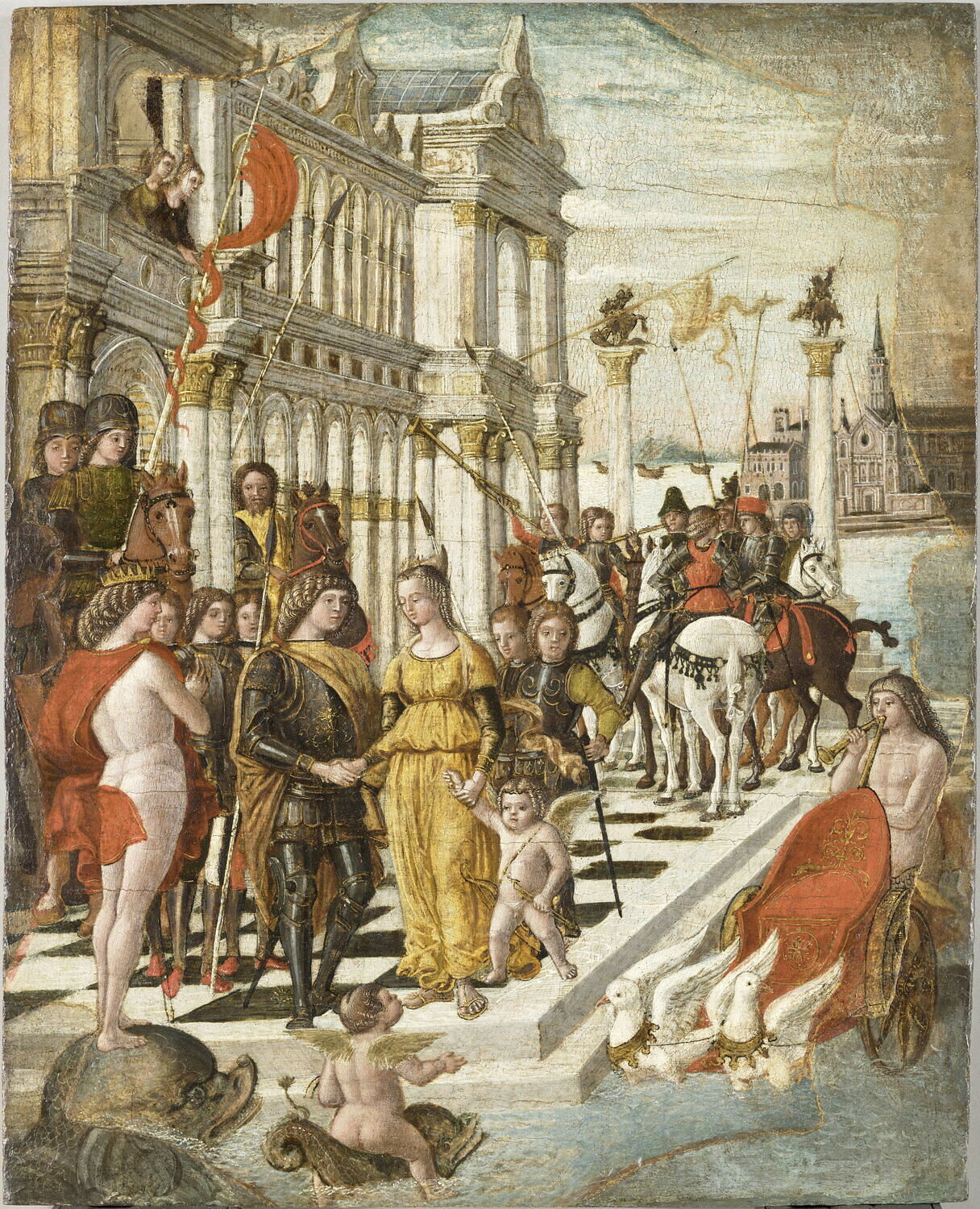 Les Noces de Thétis et de Pelée (?) - Louvre site des collections