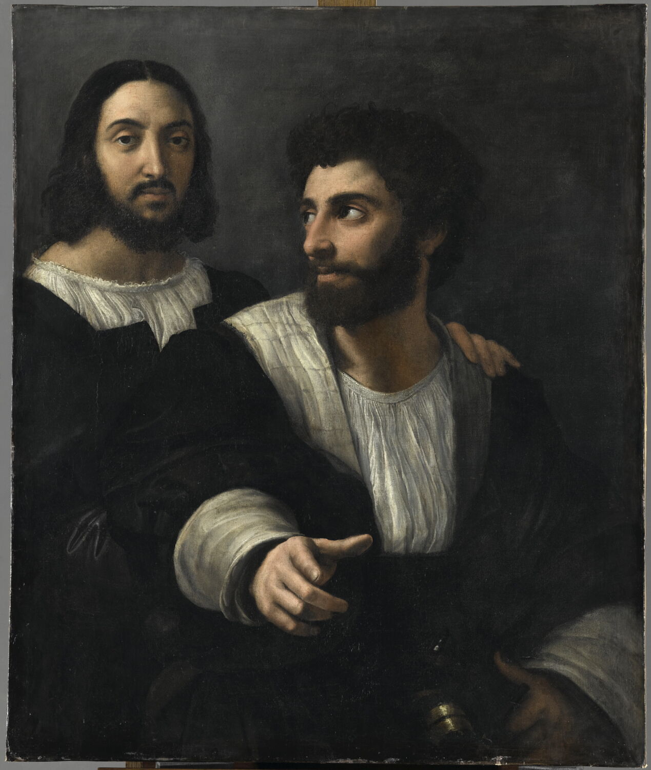 Portrait de l'artiste avec un ami - Louvre site des collections