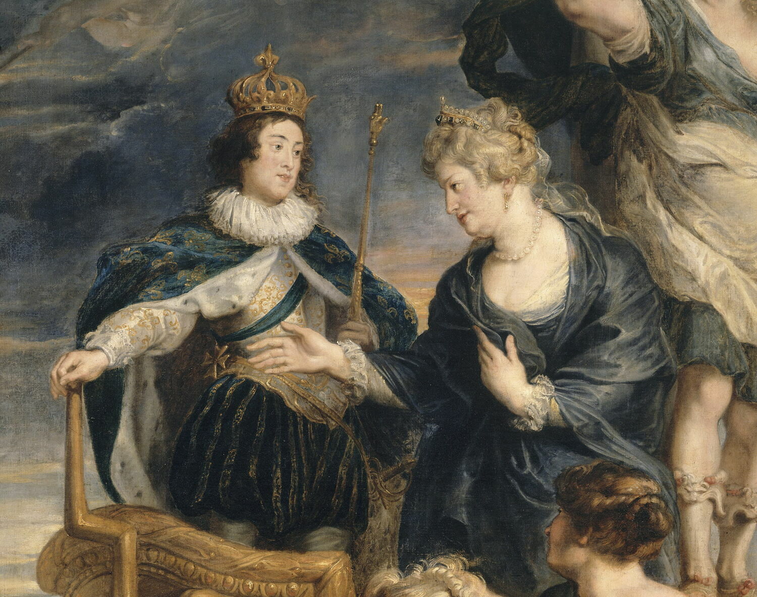 La Majorité de Louis XIII. La reine remet les affaires au roi, le 20 ...
