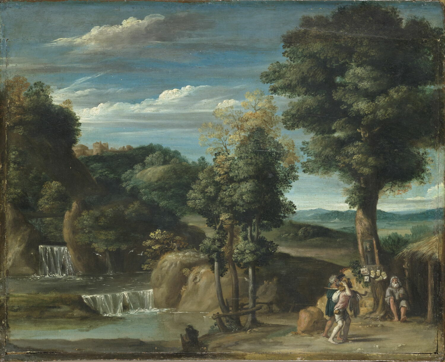Paysage avec un ermite - Louvre site des collections