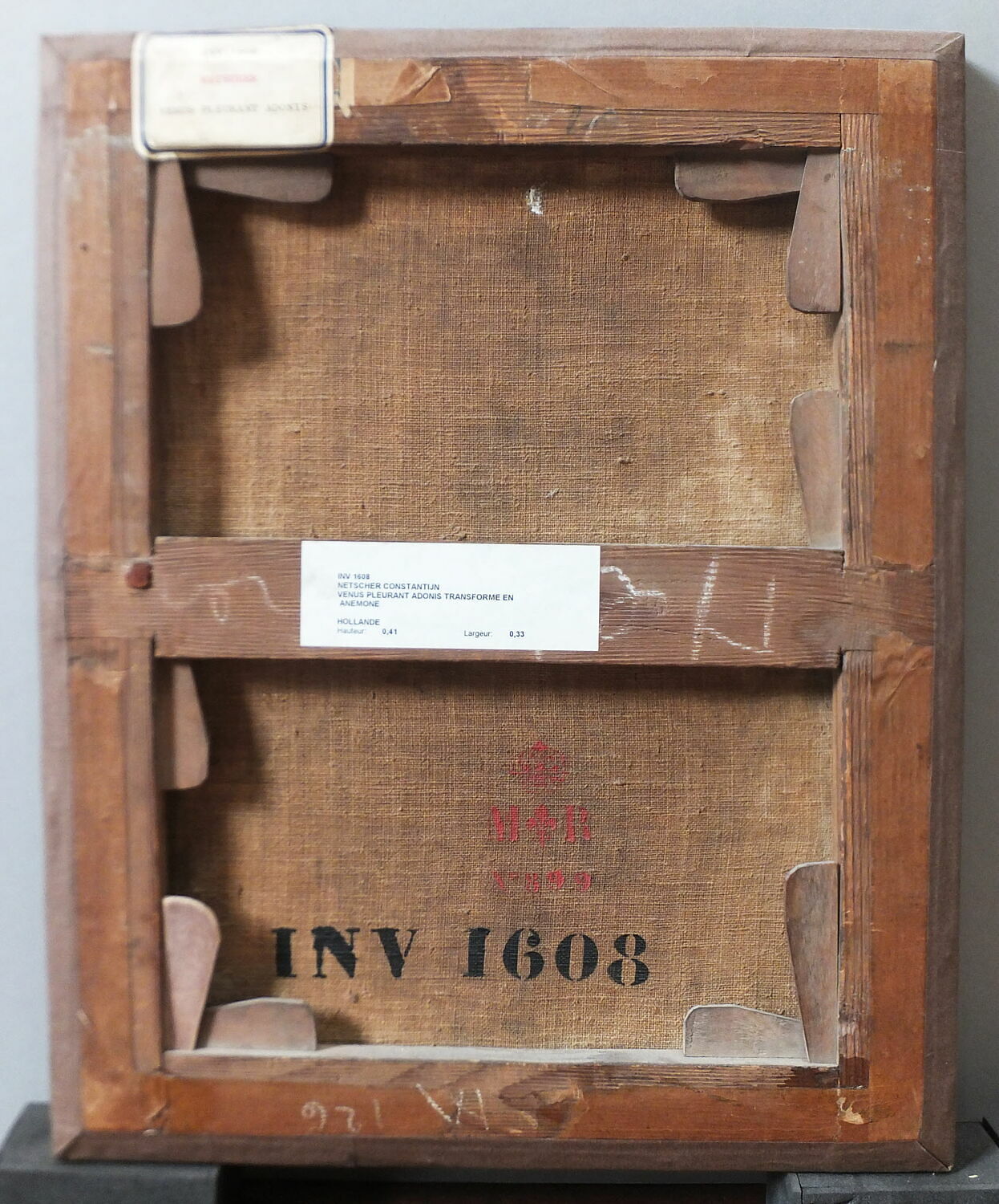 Vénus pleurant Adonis transformé en anémone - Louvre site des collections