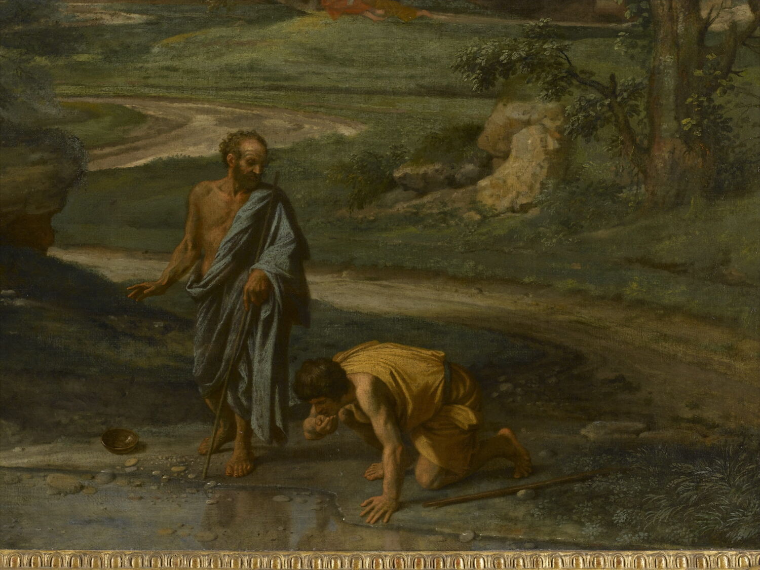 Diogène jetant son écuelle - Louvre site des collections