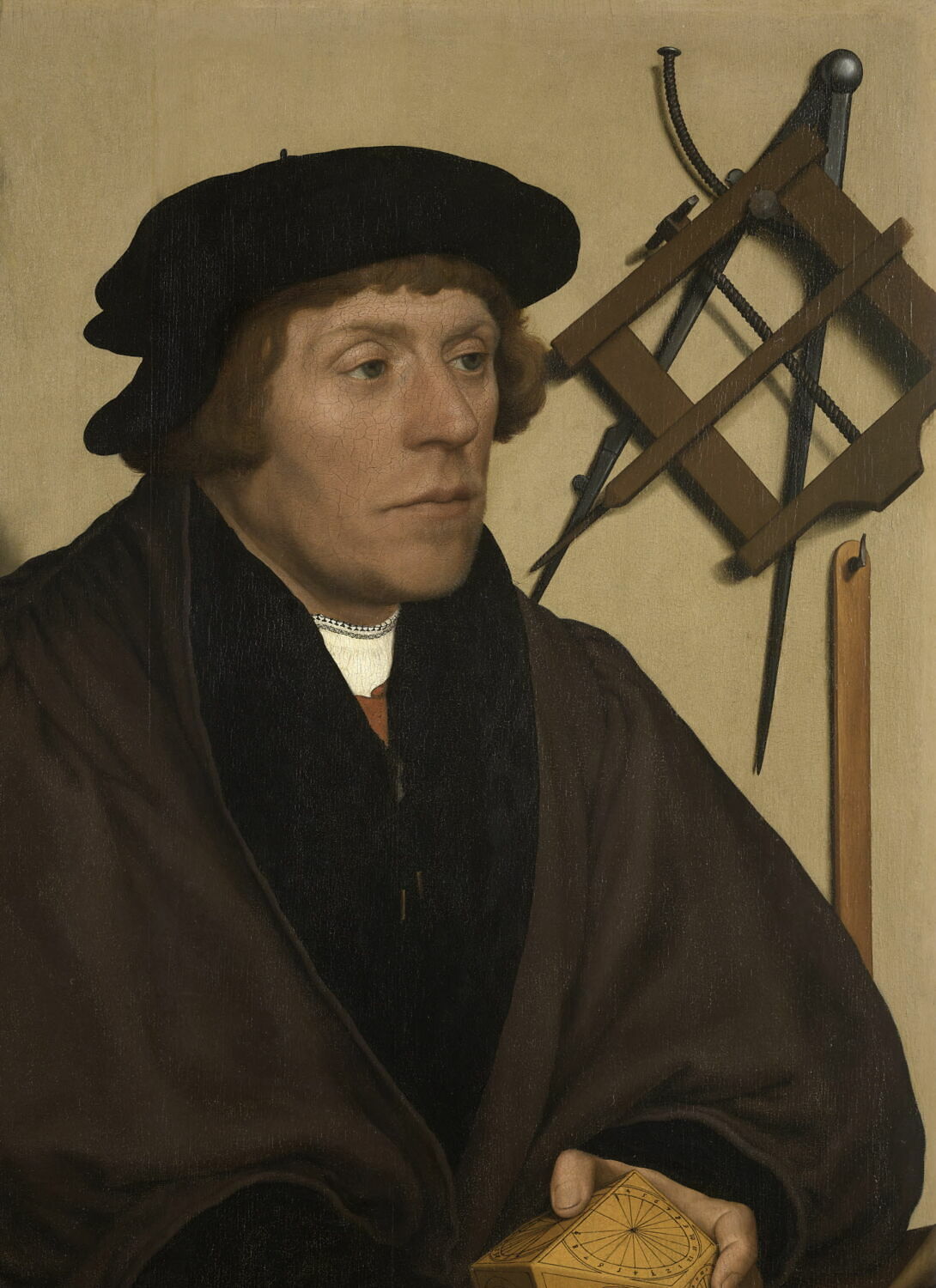 Portrait de Nicolas Kratzer (vers 1486-après 1550), astronome du roi d ...