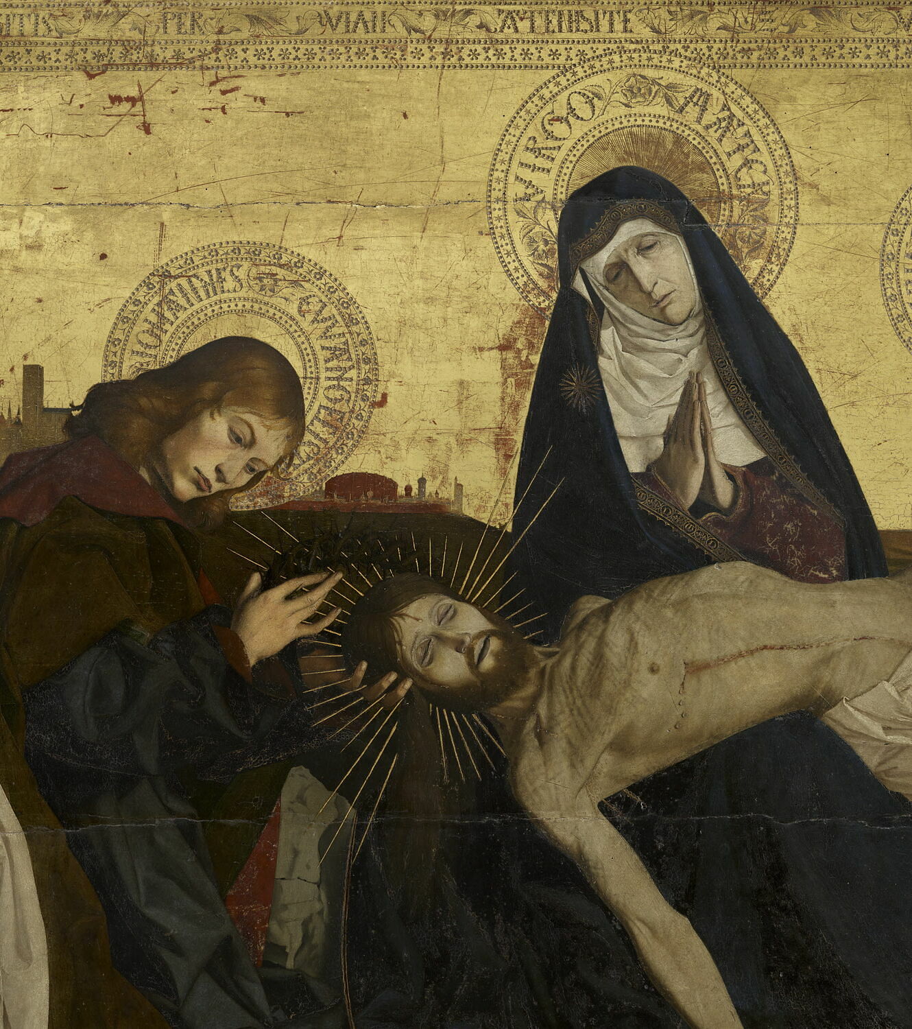 Pietà de Villeneuve-lès-Avignon - Louvre site des collections