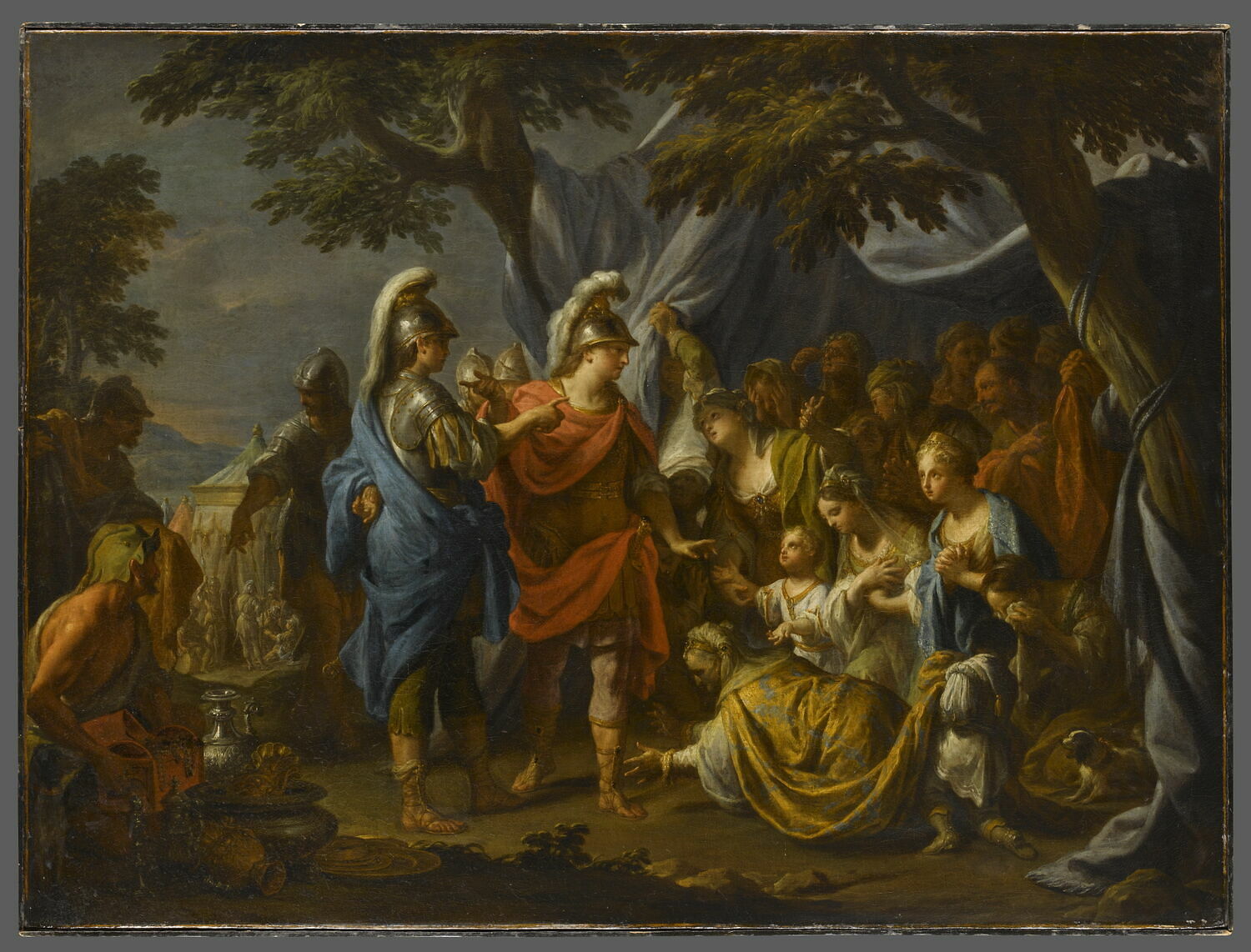 La famille de Darius aux pieds d'Alexandre - Louvre site des collections