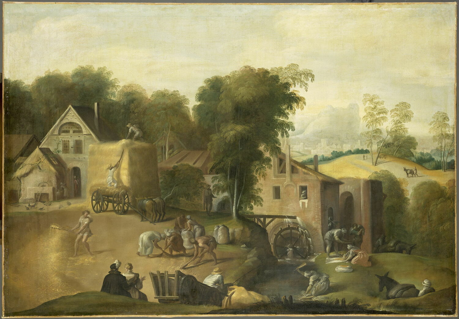 Le Vannage du grain - Louvre site des collections