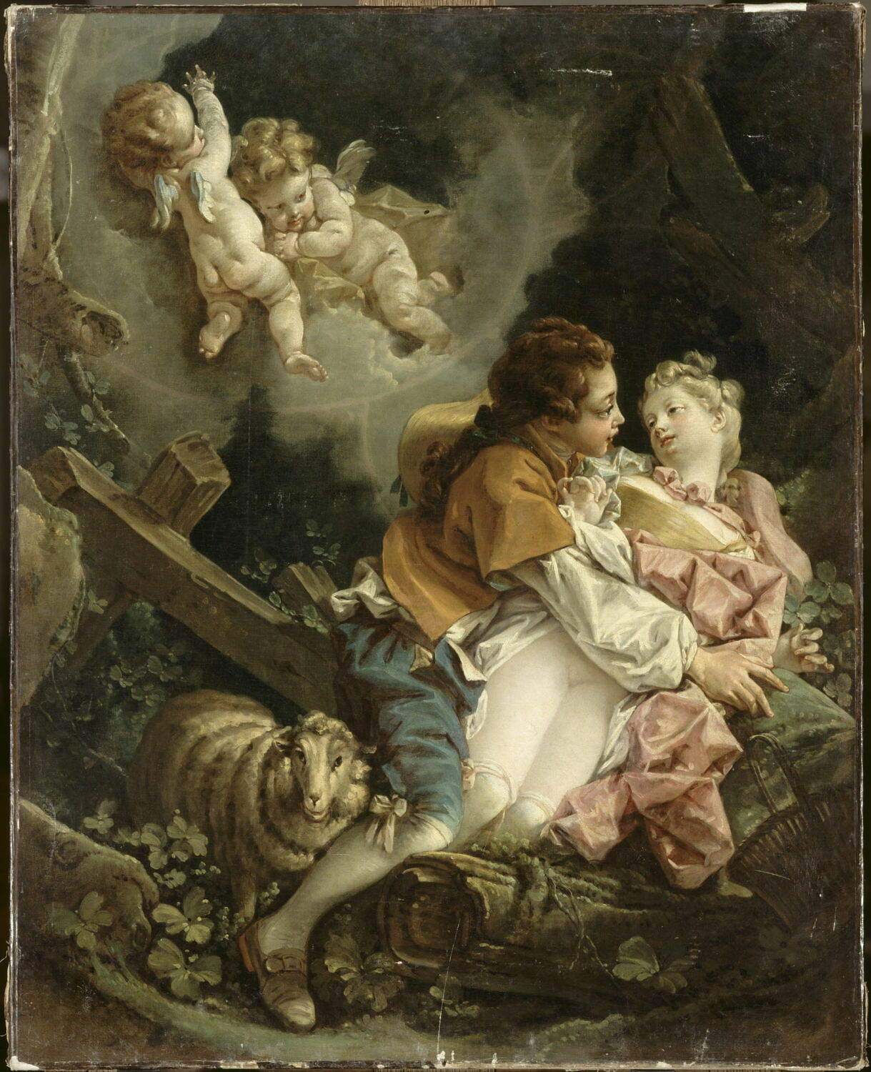 Couple d'amoureux - Louvre site des collections