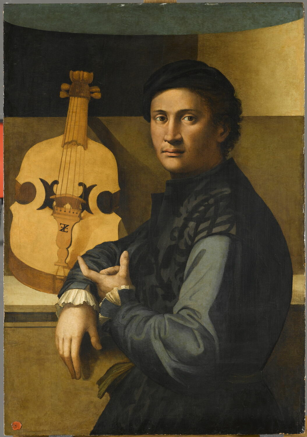 Portrait d'un joueur de viole - Louvre site des collections