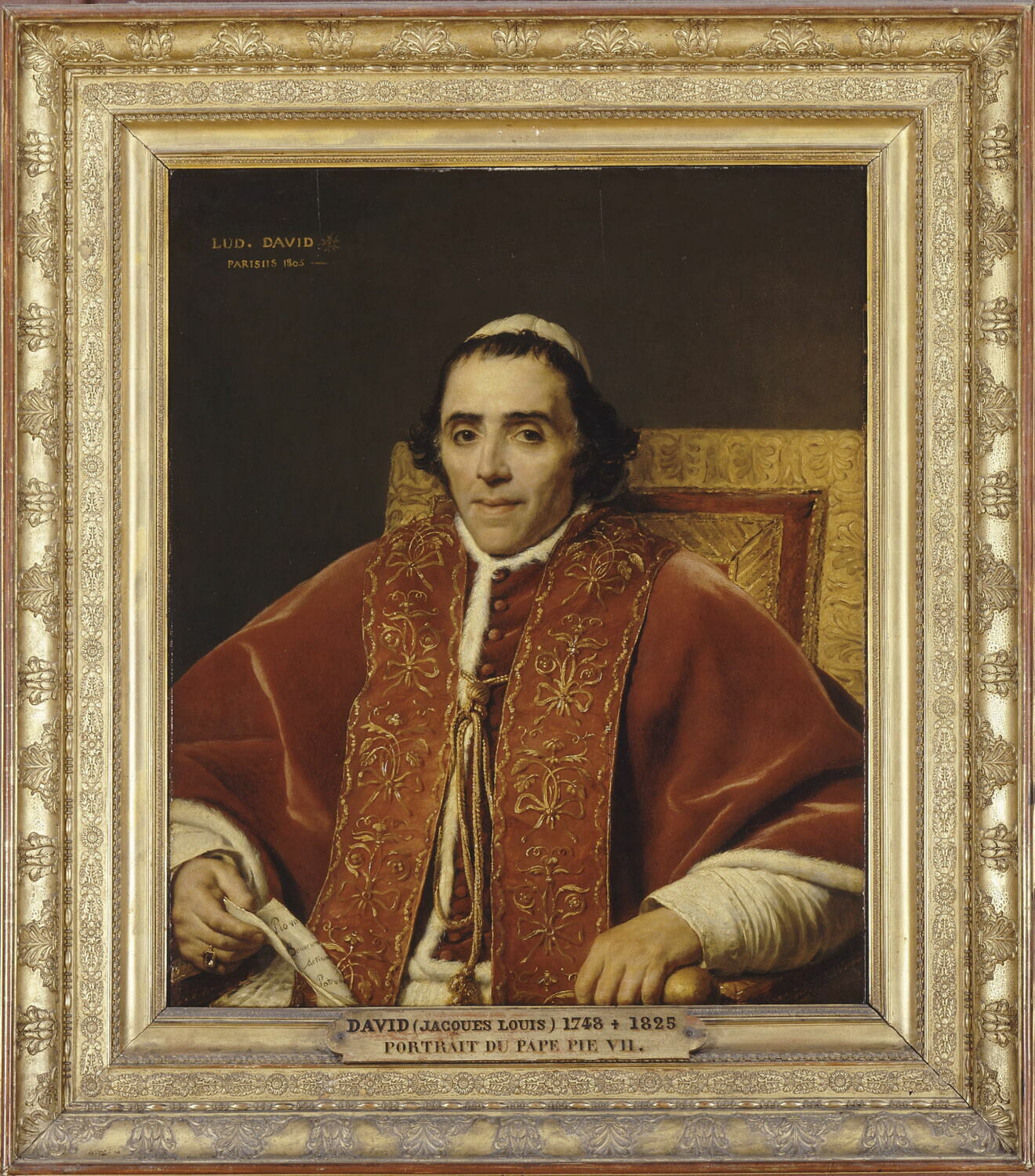 Portrait du pape Pie VII (1742-1823) - Louvre site des collections