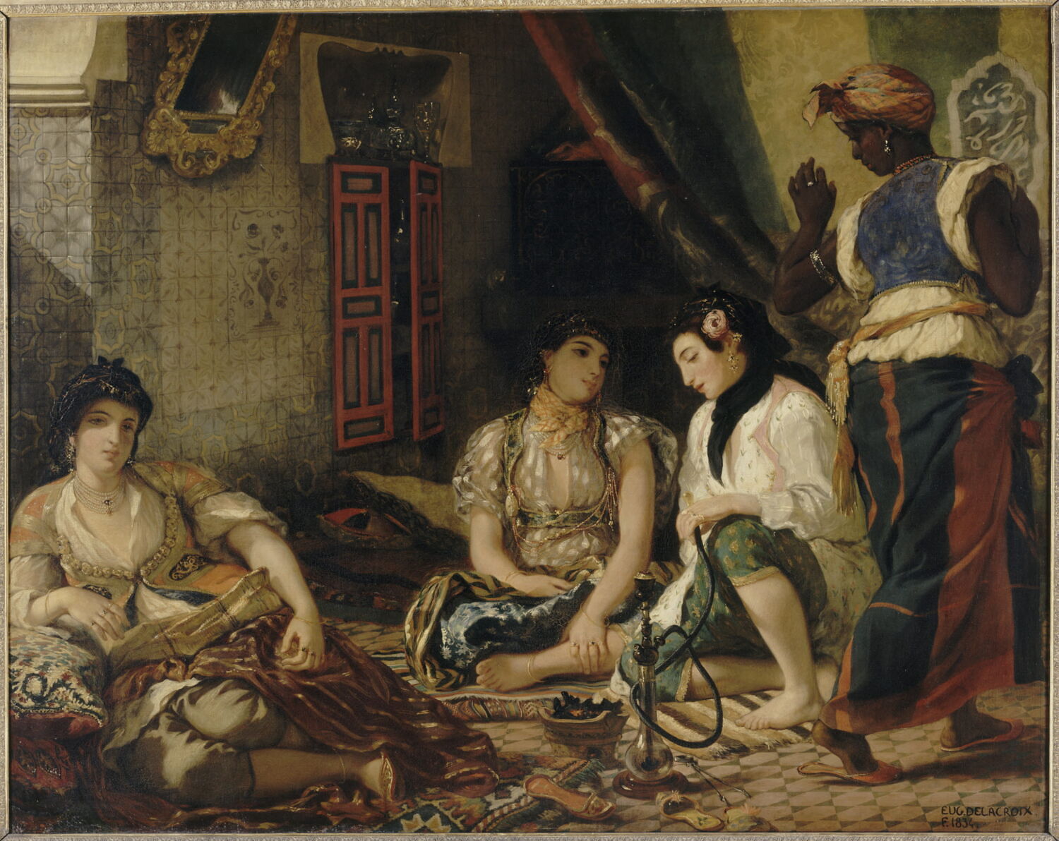 Femmes d'Alger dans leur appartement - Louvre site des collections