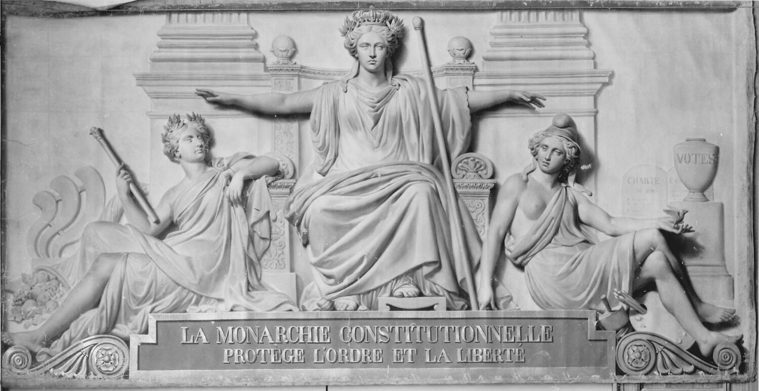 La monarchie constitutionnelle protège l'ordre et la liberté - Louvre ...