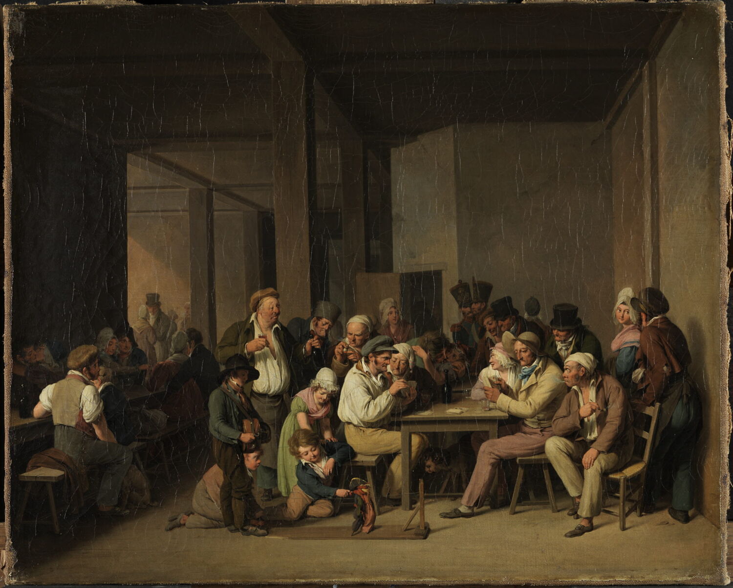 Scène de cabaret. - Louvre site des collections