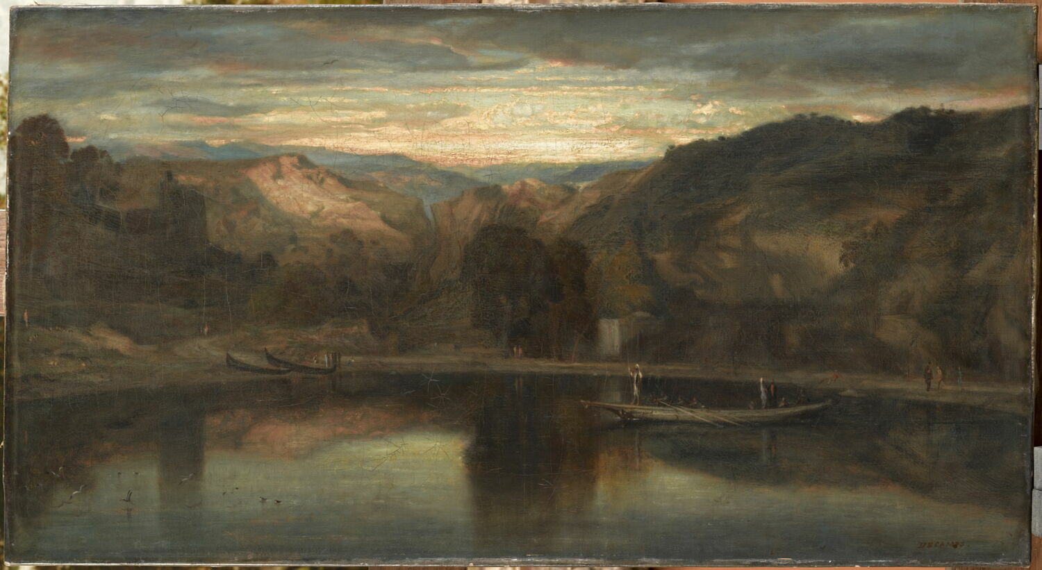 Jésus sur le lac de Génésareth. - Louvre site des collections