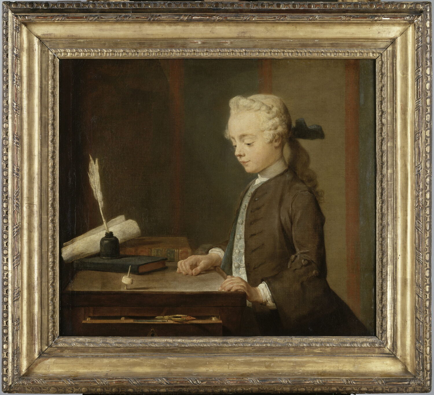 L'Enfant au toton. Auguste Gabriel Godefroy (1728-1813), fils cadet du ...
