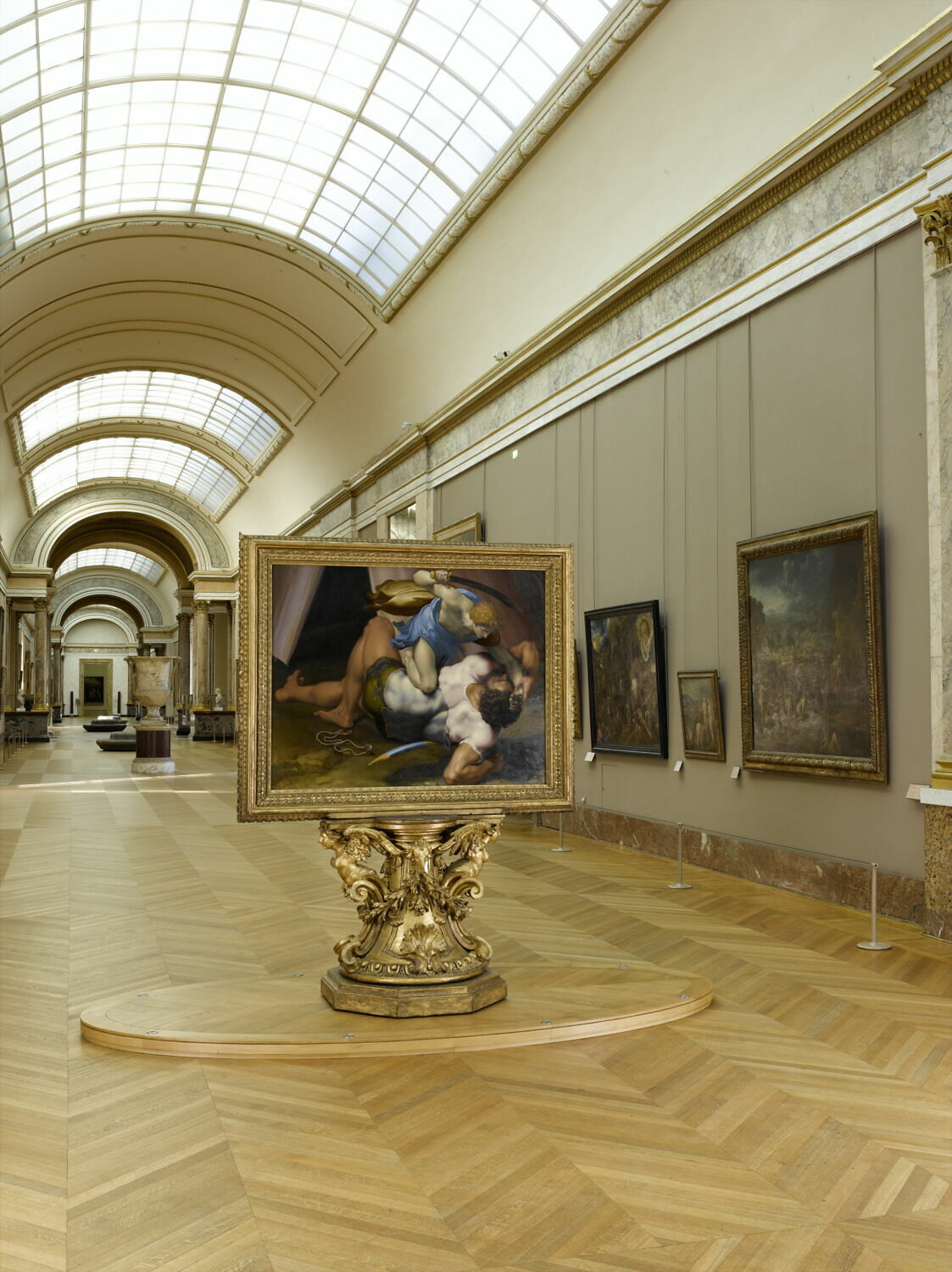 David vainqueur de Goliath - Louvre site des collections