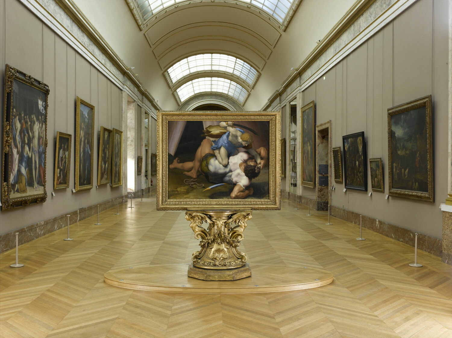 David vainqueur de Goliath - Louvre site des collections