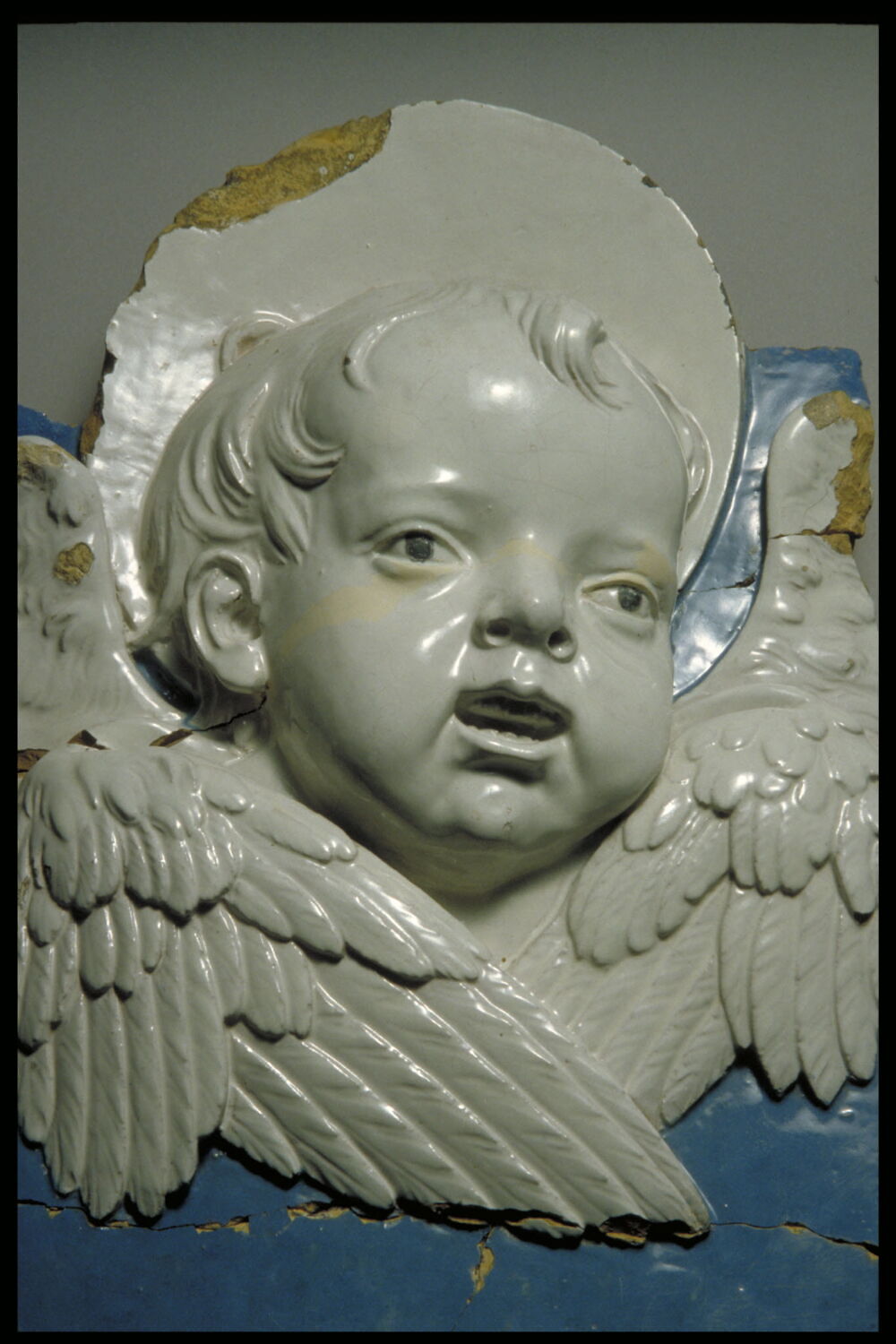 Tête de chérubin nimbé - Louvre site des collections