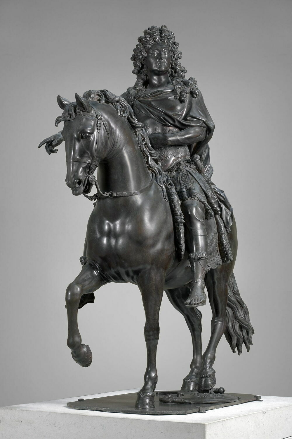 Louis XIV à cheval (1638-1715), roi de France - Louvre site des collections