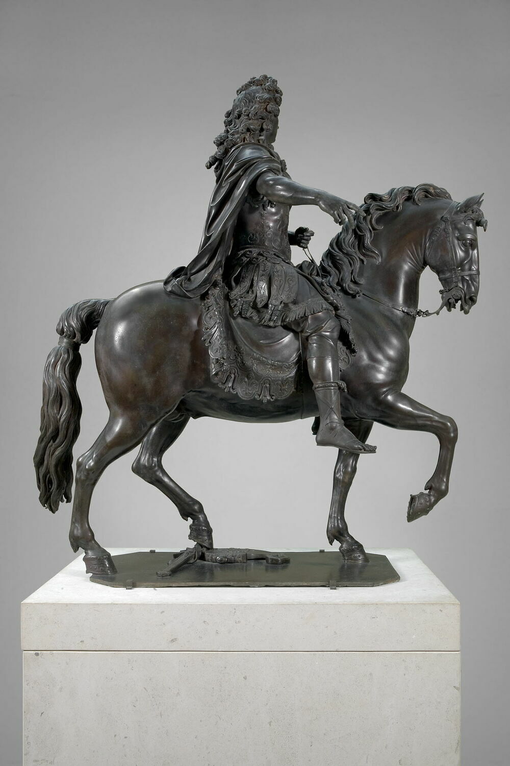 Louis XIV à cheval (1638-1715), roi de France - Louvre site des collections