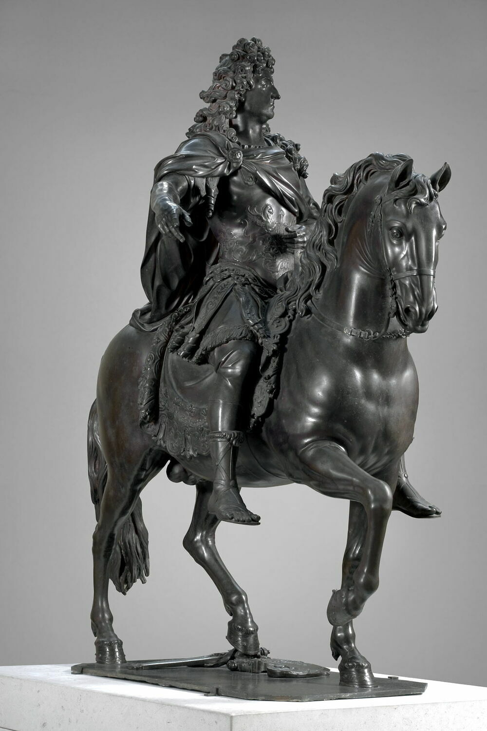 Louis XIV à cheval (1638-1715), roi de France - Louvre site des collections