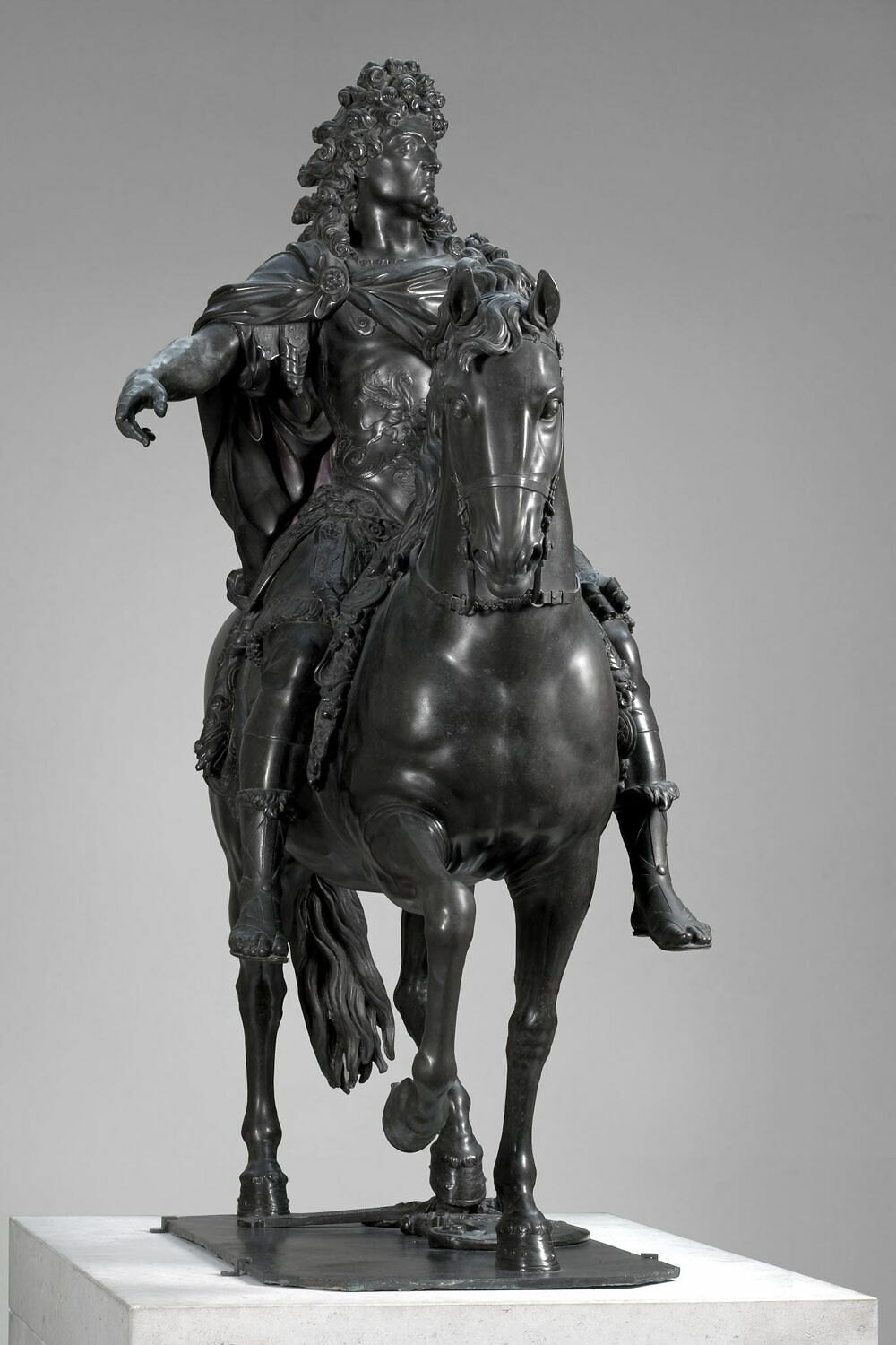 Louis XIV à cheval (1638-1715), roi de France - Louvre site des collections
