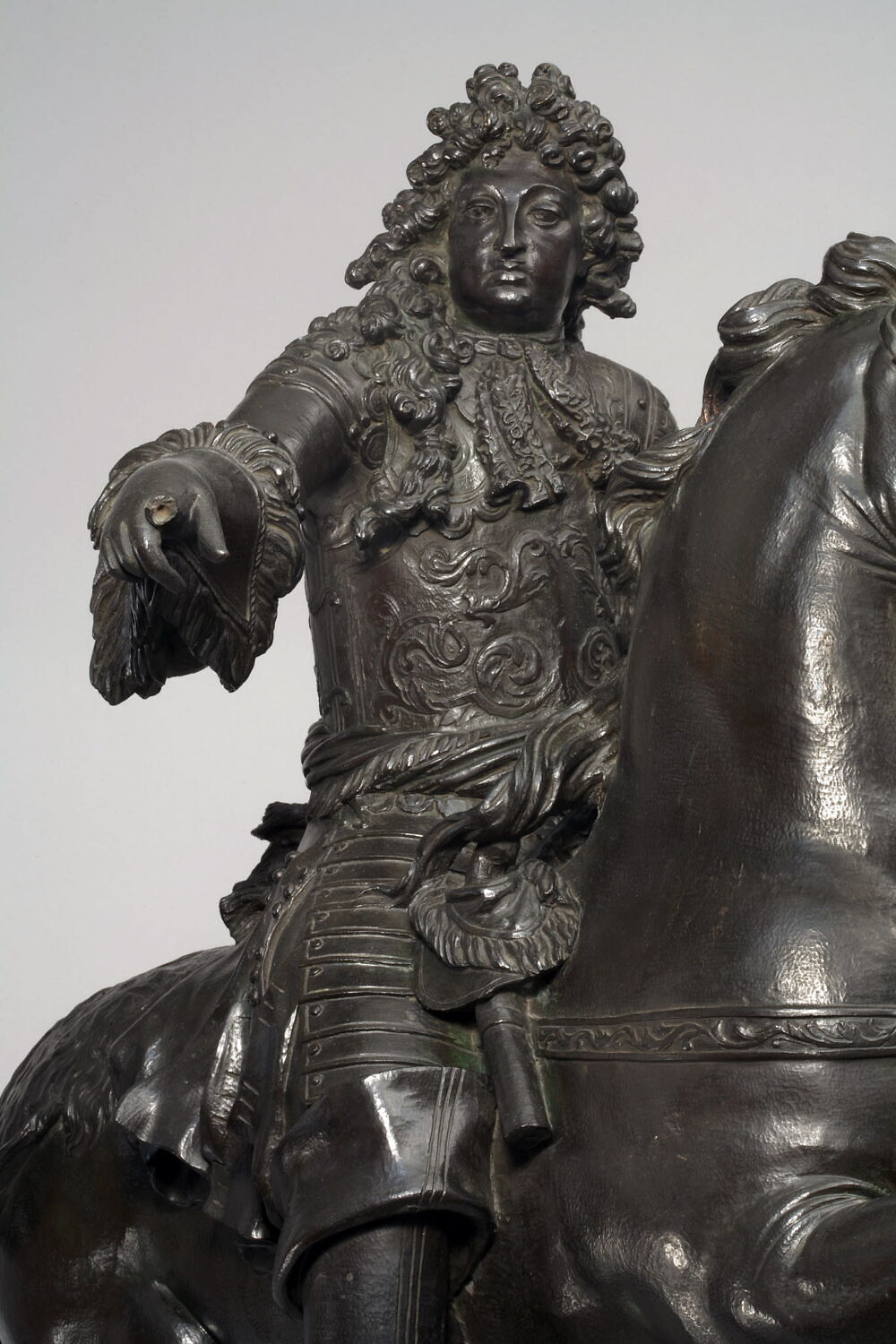 Louis XIV à cheval (1638-1715) roi de France - Louvre site des collections