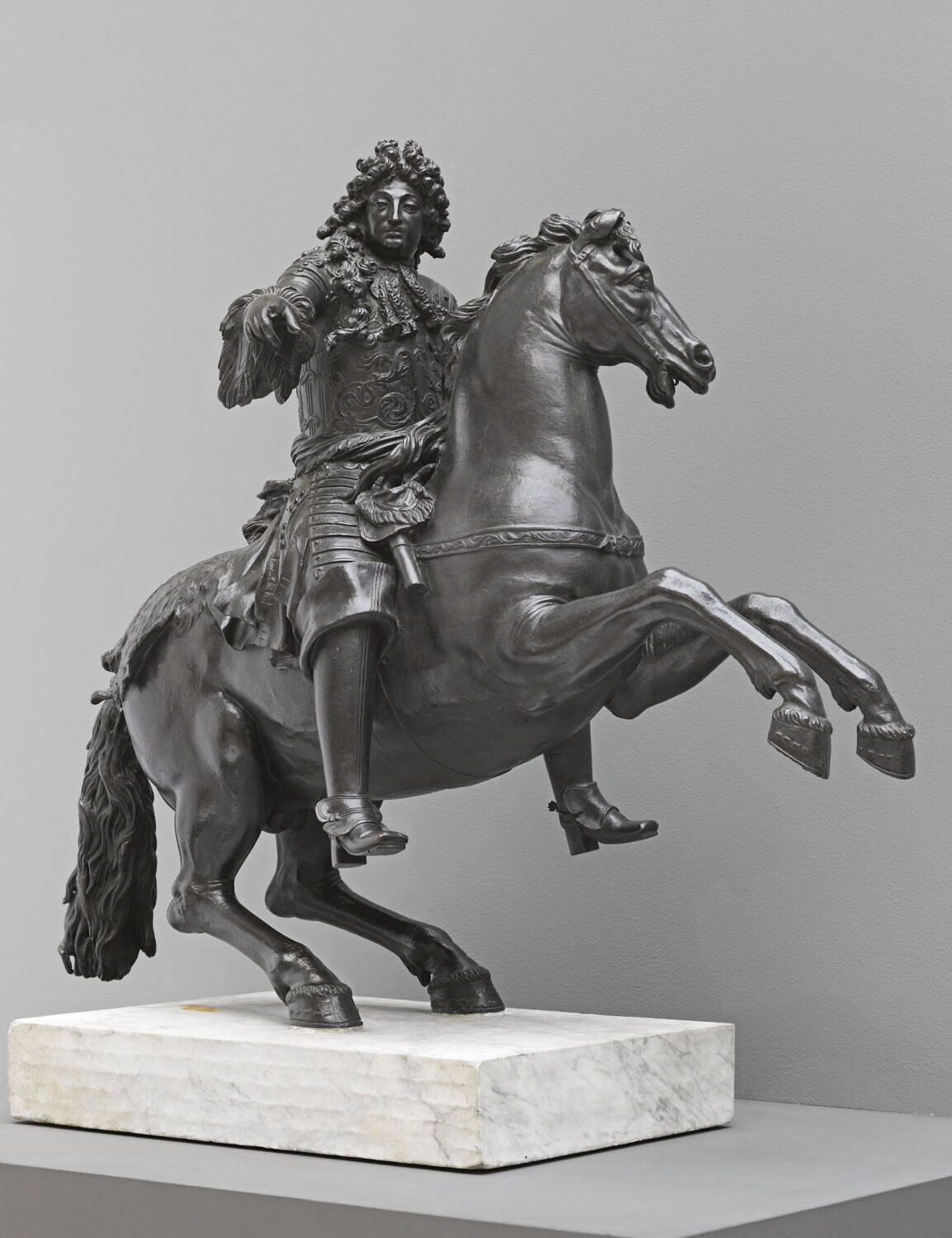 Louis XIV à cheval (1638-1715) roi de France - Louvre site des collections