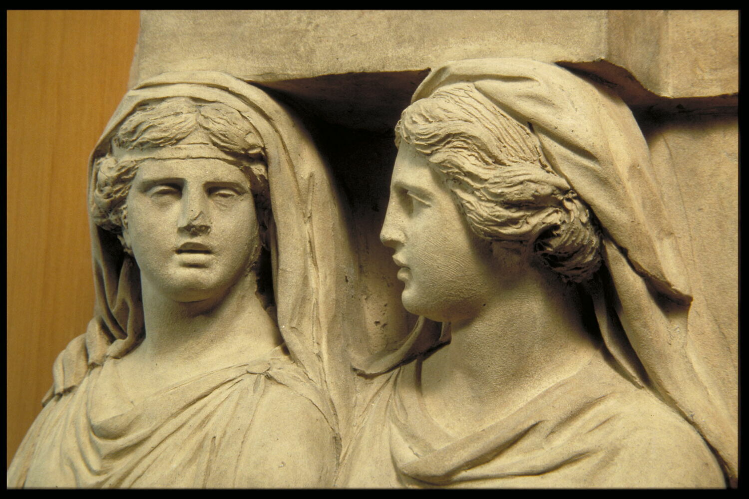 Paire de cariatides doubles - Louvre site des collections