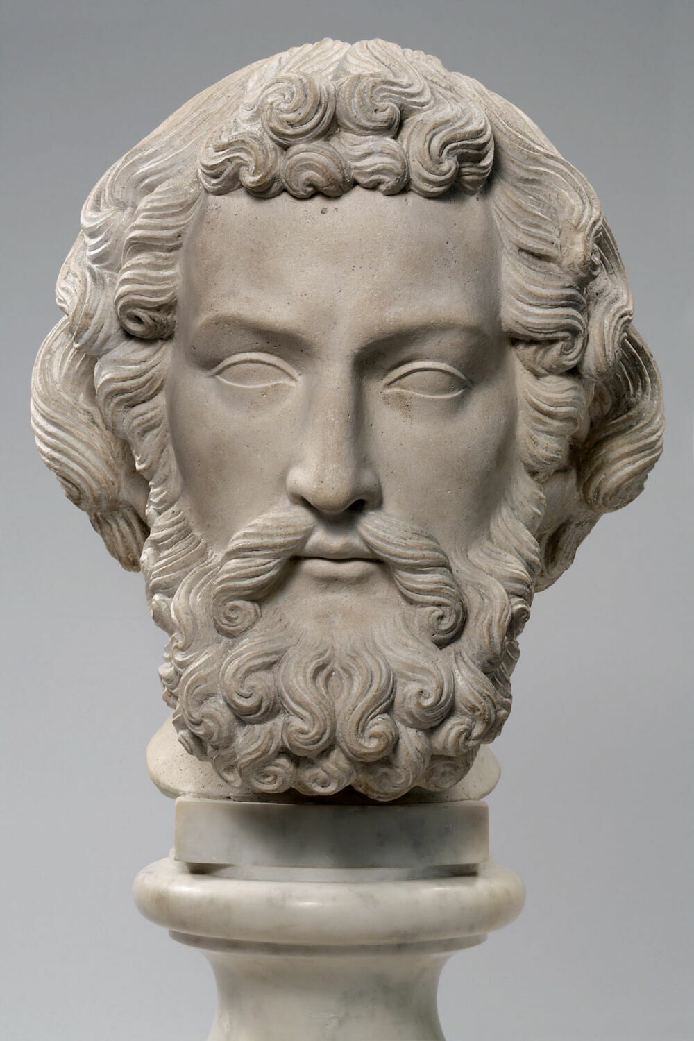 Tête d'apôtre - Louvre site des collections