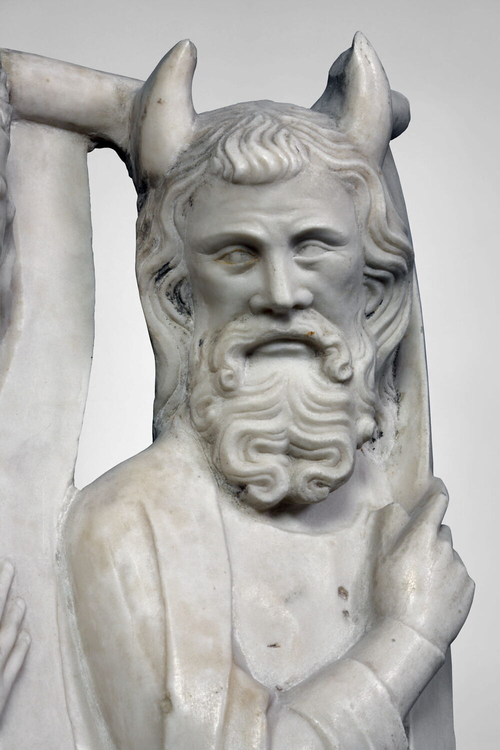 Un prophète, le roi David et Moïse - Louvre site des collections