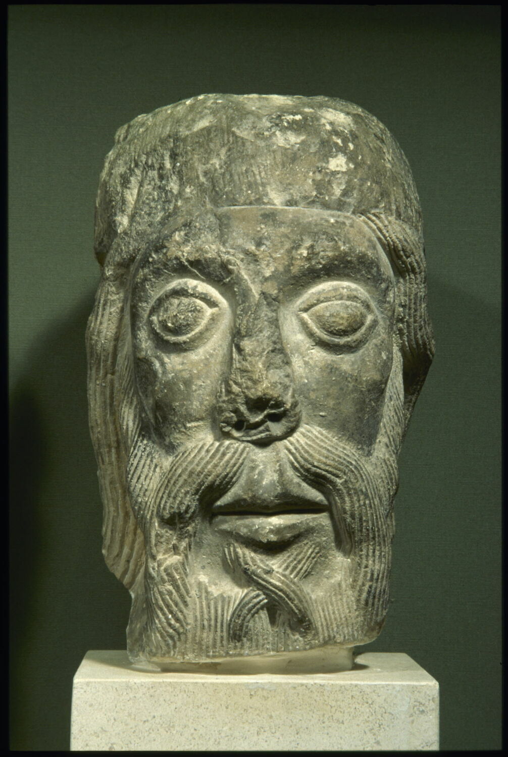 Tête d'un vieillard de l'Apocalypse - Louvre site des collections