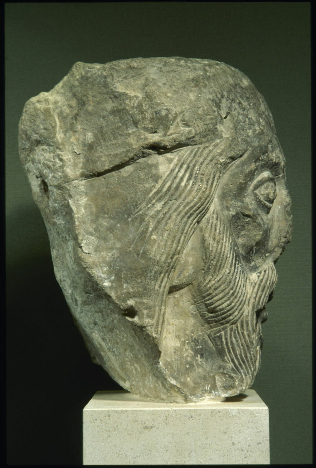 Tête d'un vieillard de l'Apocalypse - Louvre site des collections