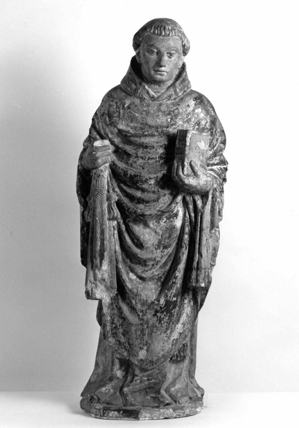 Saint Abbé tenant un livre - Louvre site des collections