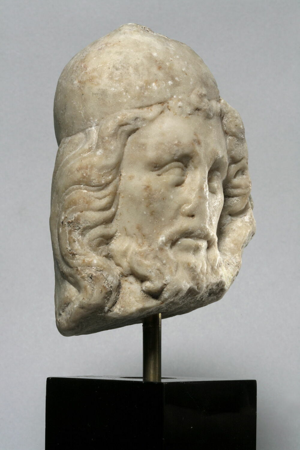 Tête d'homme barbu coiffé d'un bonnet juif - Louvre site des collections