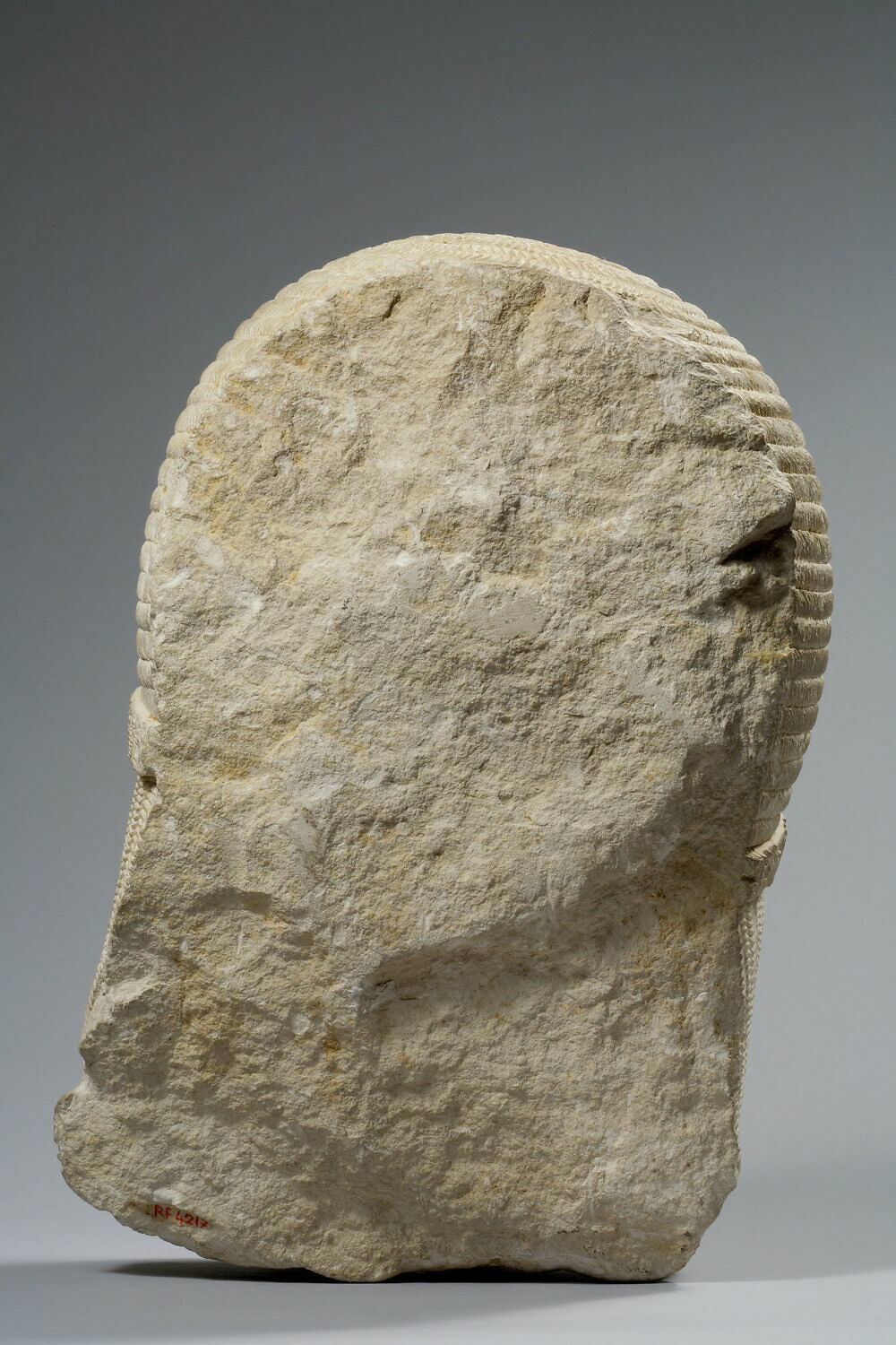 Tête de chevalier coiffé d'une cotte de mailles - Louvre site des ...